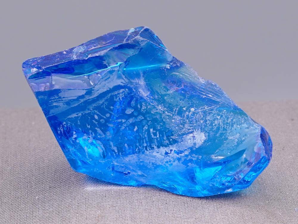 Gem Electric Blue Monatomic Andara Crystal 54.6 g. – Life's Treasures Kauai