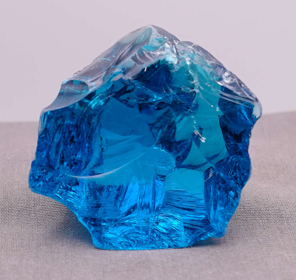 Gem Electric Blue Monatomic Andara Crystal 97.8 g. - Life's Treasures Kauai