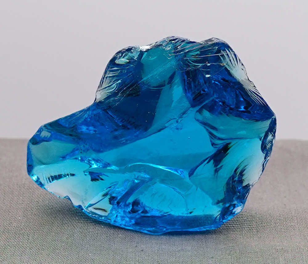 Gem Electric Blue with open bubble Monatomic Andara Crystal 61.8 g ...