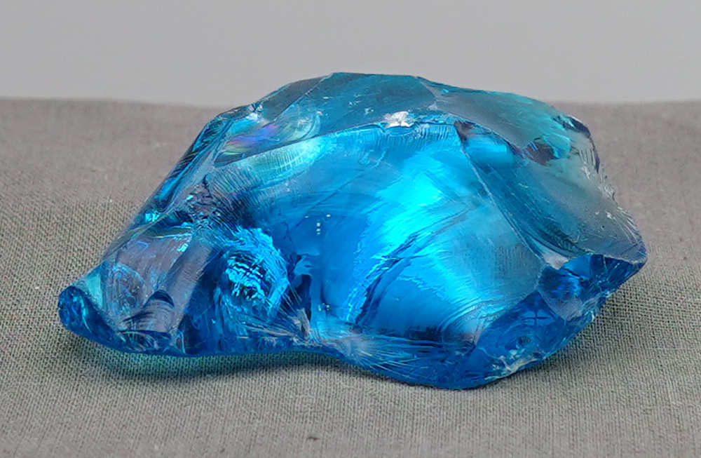 Gem Electric Blue with open bubble Monatomic Andara Crystal 61.8 g ...