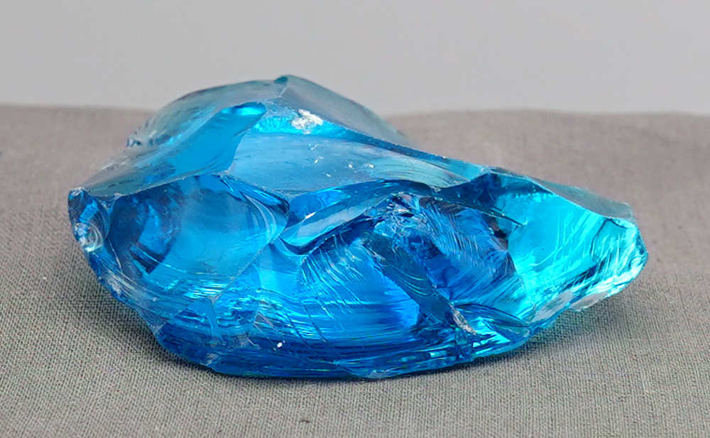 Gem Electric Blue with open bubble Monatomic Andara Crystal 61.8 g ...