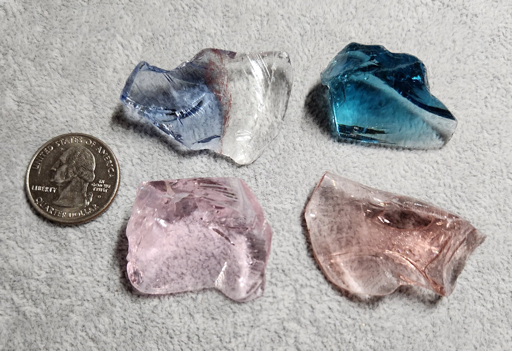 Gem 4 Piece Set Monatomic Andara Crystal 45.5 g. – Life's Treasures Kauai