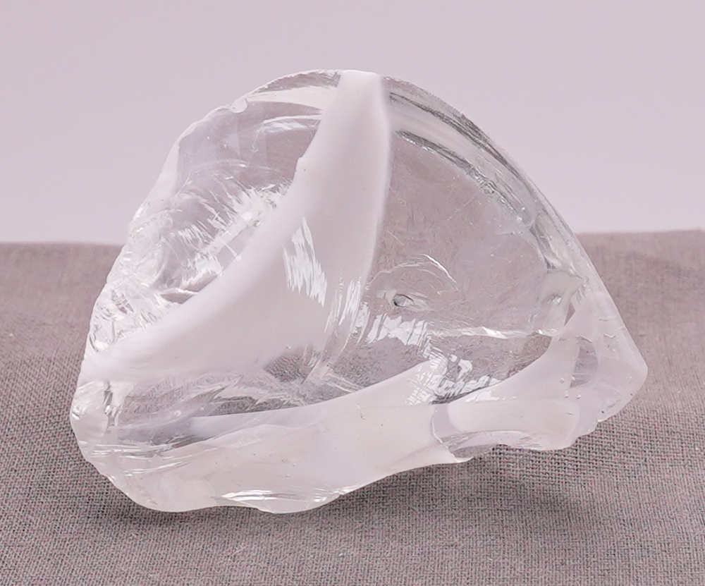 Rare Gem Bicolor Banded Angel Aura Cosmic Ice/Pastel Ice with bubble ...