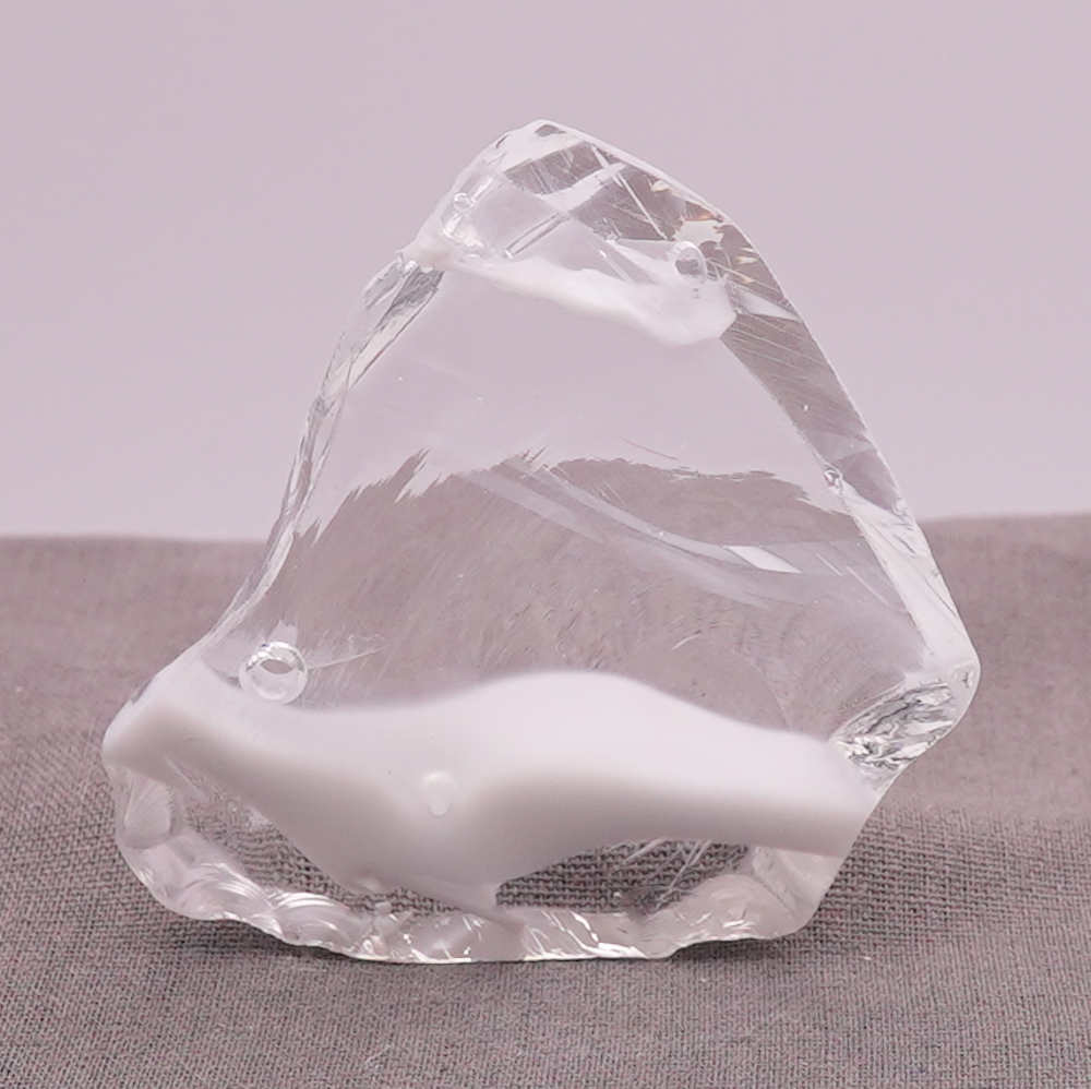 Rare Gem Bicolor Banded Angel Aura Cosmic Ice/Pastel Ice with bubble ...