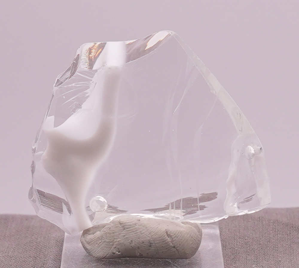 Rare Gem Bicolor Banded Angel Aura Cosmic Ice/Pastel Ice with bubble ...