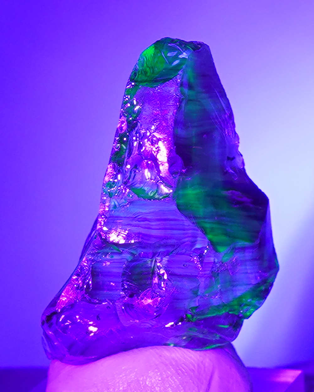 Rare Gem Bicolor Radium/Earth Shaman Monatomic Andara Crystal 20.2 g ...