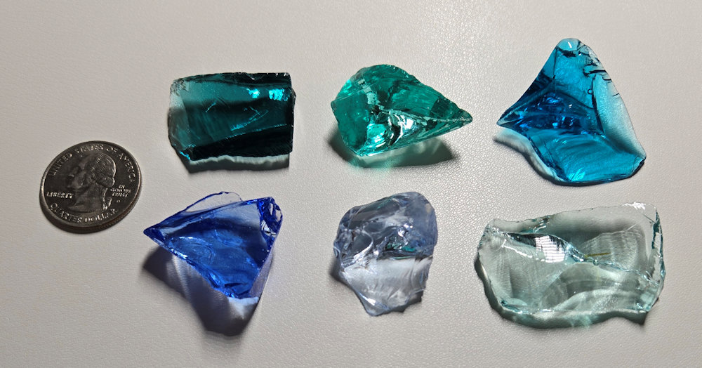 Gem 6 Piece Set Monatomic Andara Crystal 48.8 g. – Life's Treasures Kauai