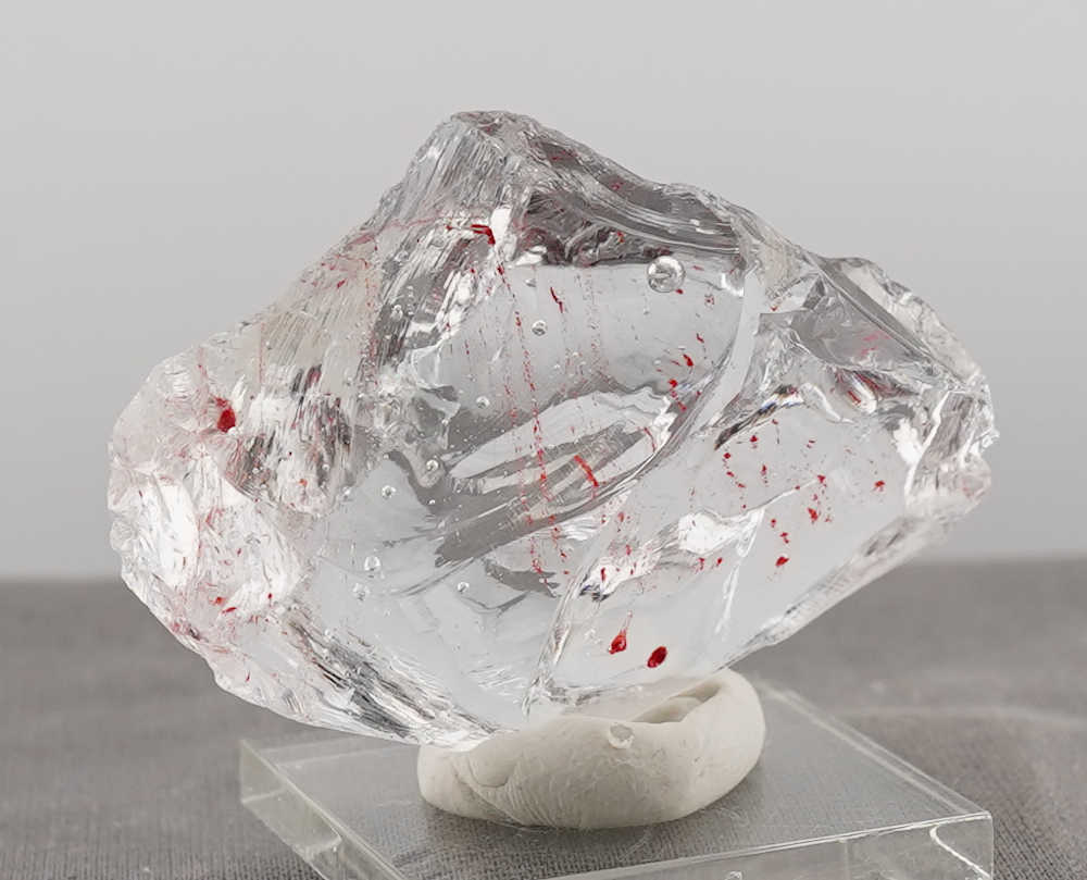 Rare Gem Bicolor Cosmic Ice/Scarlet Shift Monatomic Andara Crystal 53.9 ...
